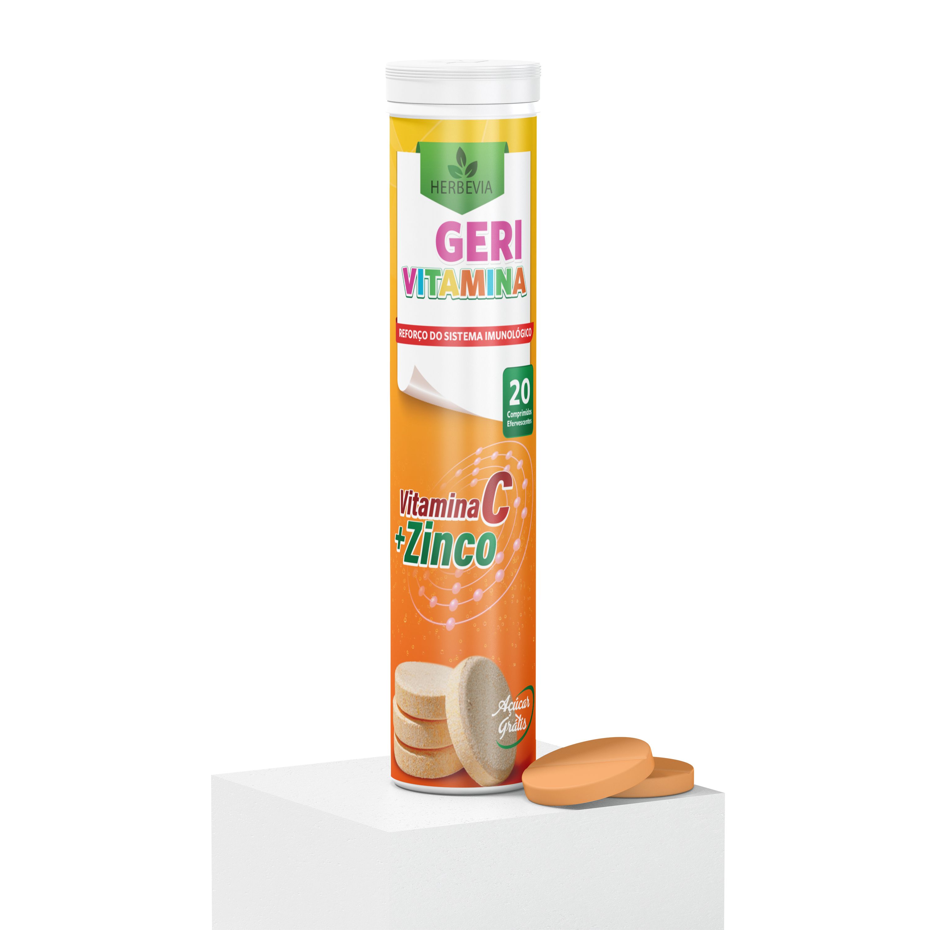 Geri Vitamin (Vitamin C + Zinc) | Herbevia